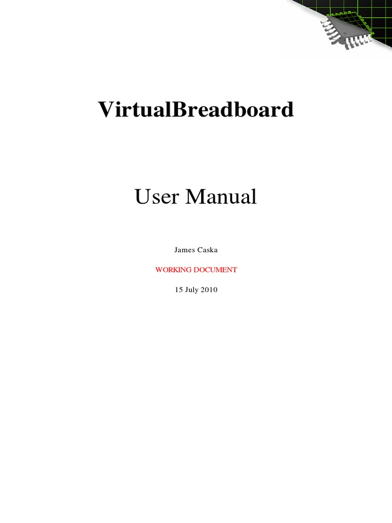 Virtual Breadboard User Manual | PDF | Installation (Computer Programs ...