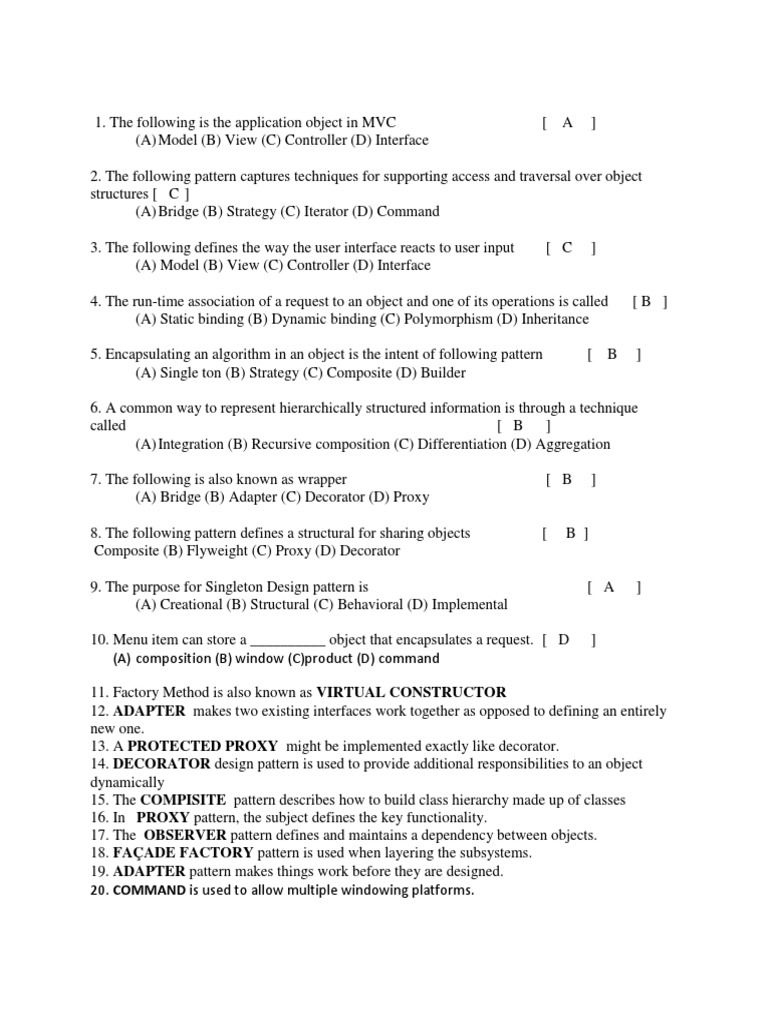 An Analysis of Object-Oriented Design Patterns Applied in Software ...