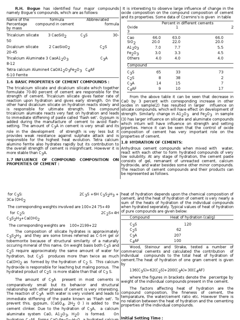 R.H. Bogue Has Identified Four Major Compounds | Download Free PDF ...