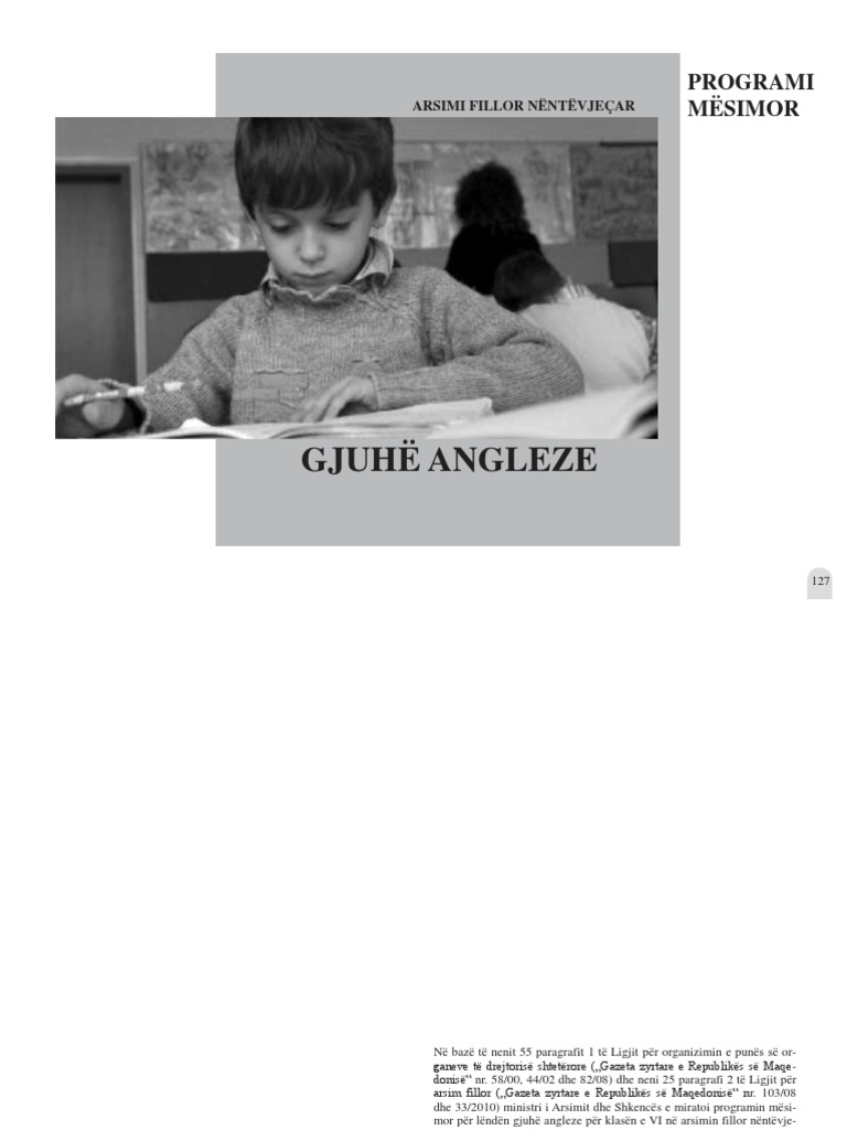 Arsimi Fillor Nëntëvjeçar | PDF