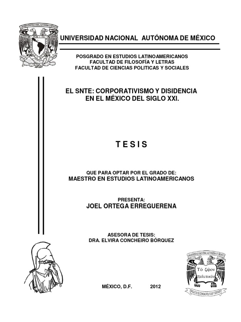 El Snte: Corporativismo y Disidencia en El México Del Siglo Xxi. | PDF | Corporativismo ...