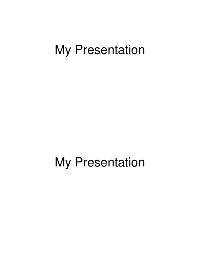 Overview of My Presentation | PDF | Career & Growth | Self-Improvement