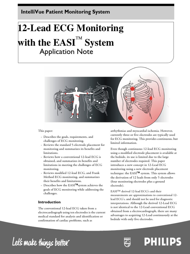 12-Lead ECG Monitoring With EASI PDF | PDF | Computers | Technology ...