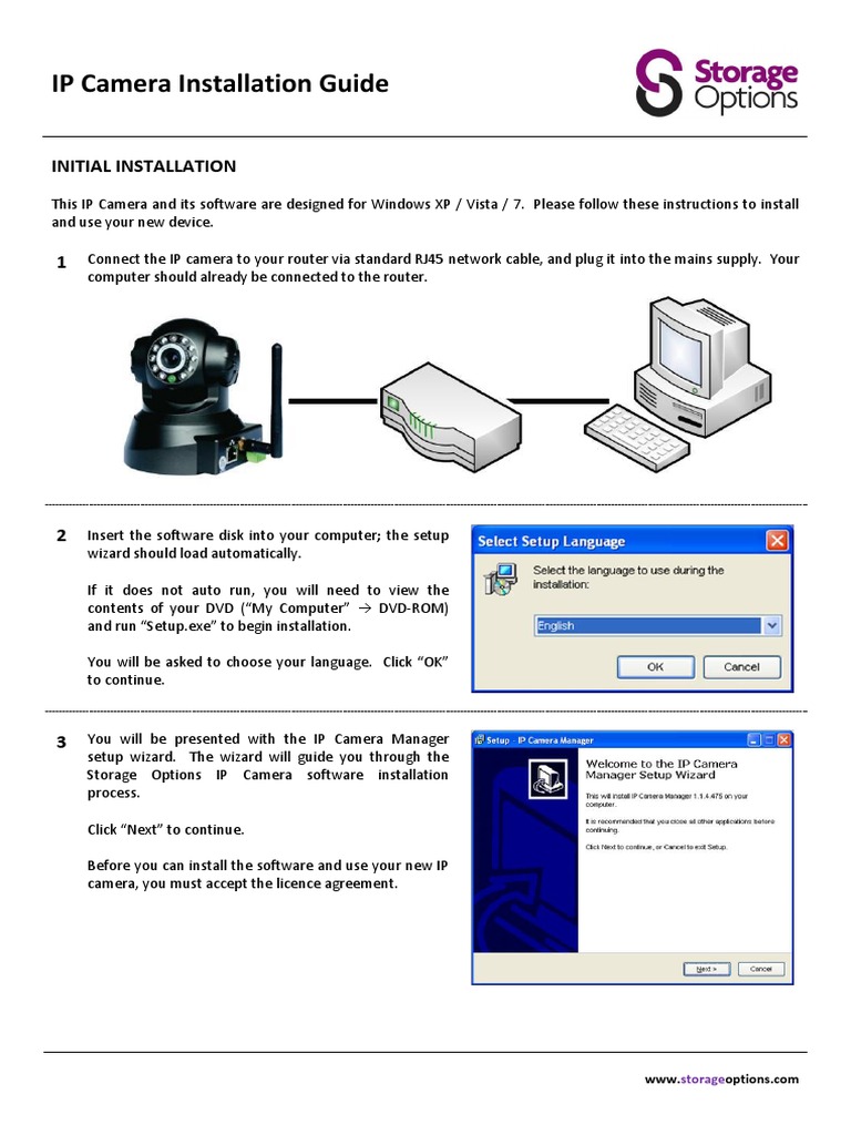 IP Camera Setup for Windows Users | PDF | Internet Explorer | Ip Address