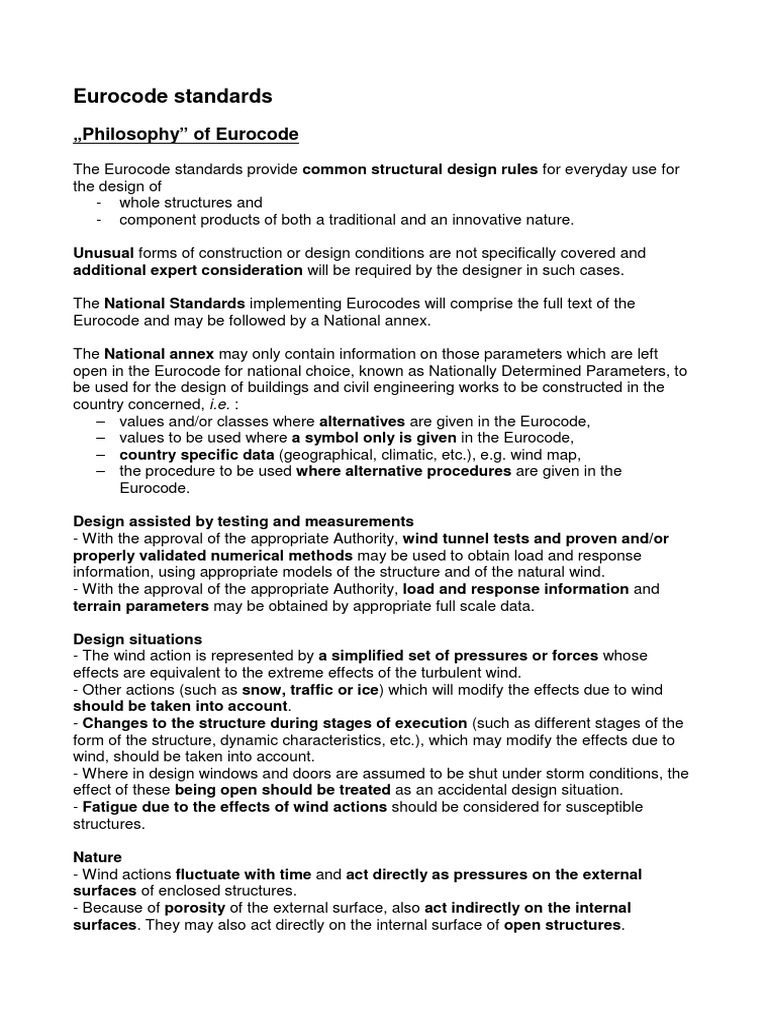 Eurocode Standards | PDF | Surface Roughness | Wound