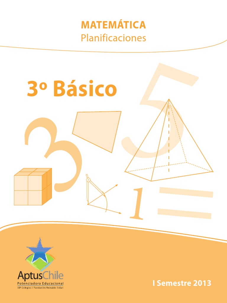 Planificación Matemática 3º Básico | PDF | Euro | Enseñanza de matemática