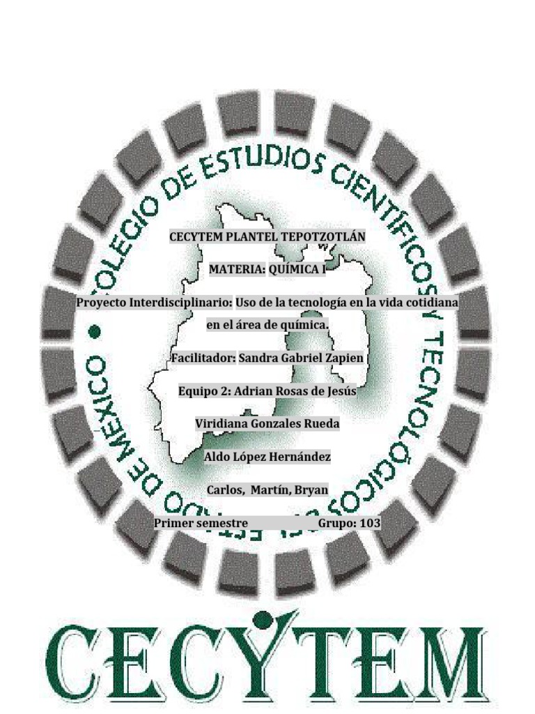 CECYTEM PLANTEL TEPOTZOTLÁN.docx | Carbohidratos | Reacciones químicas