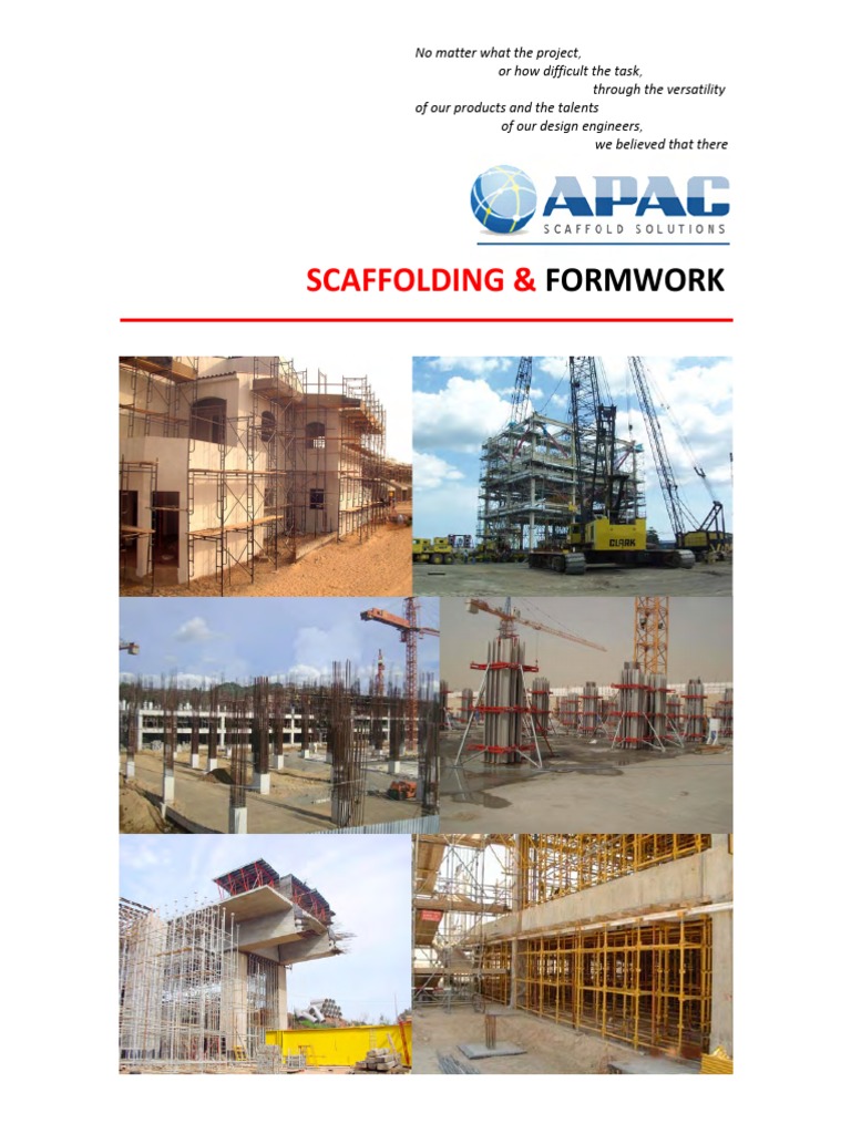 APAC Scaffold & Formwork Catalogue | Scaffolding | Engineering