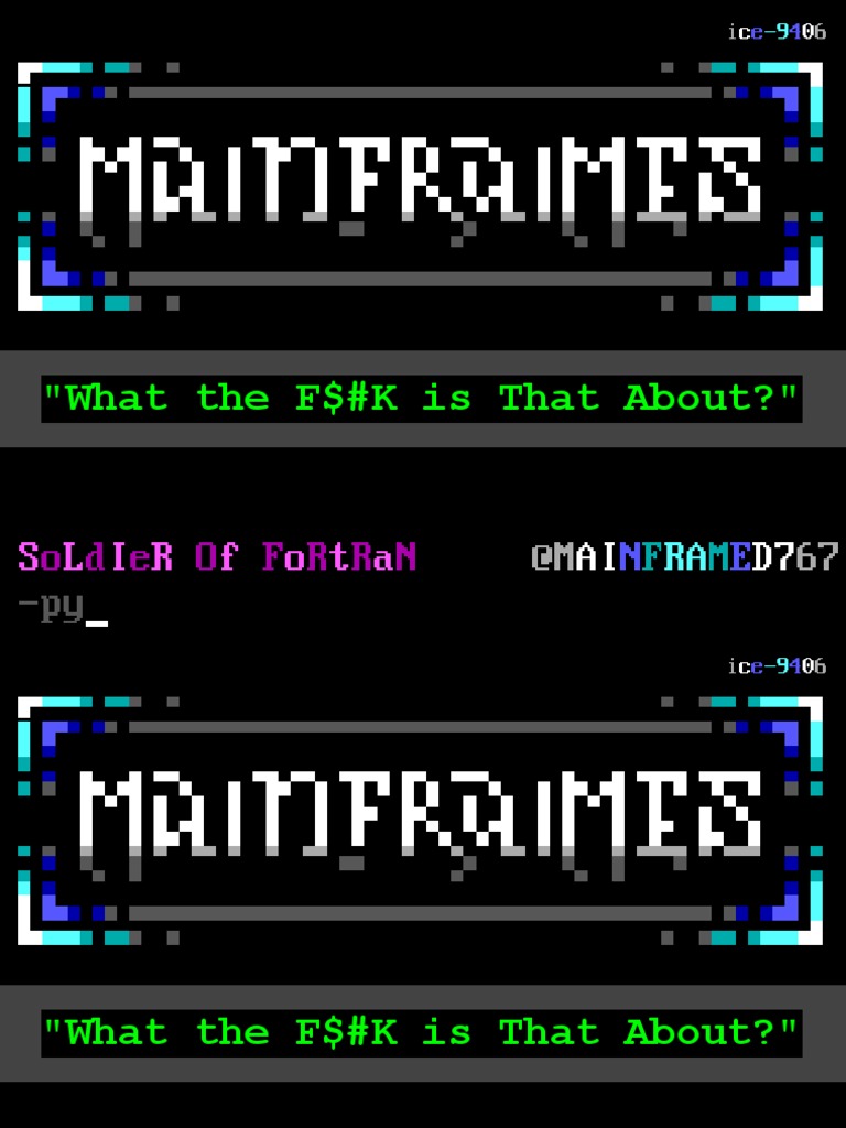 April 2013 - ThotCon 2013 - Mainframes - What The Fuck Is That About ...