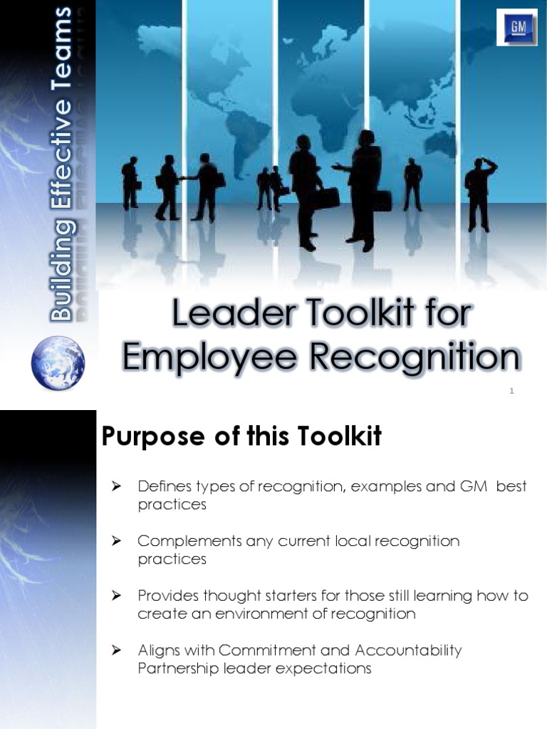 Employee Recognition Toolkit Guide | PDF | Leadership | Employment