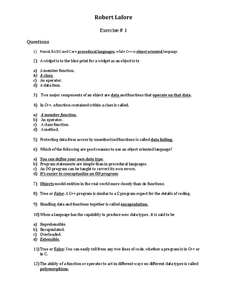 Robert Lafore Solution | PDF | C++ | C (Programming Language)