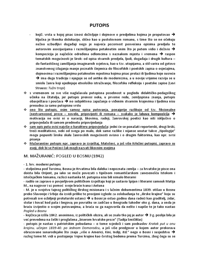 Hrvatski Putopis | PDF