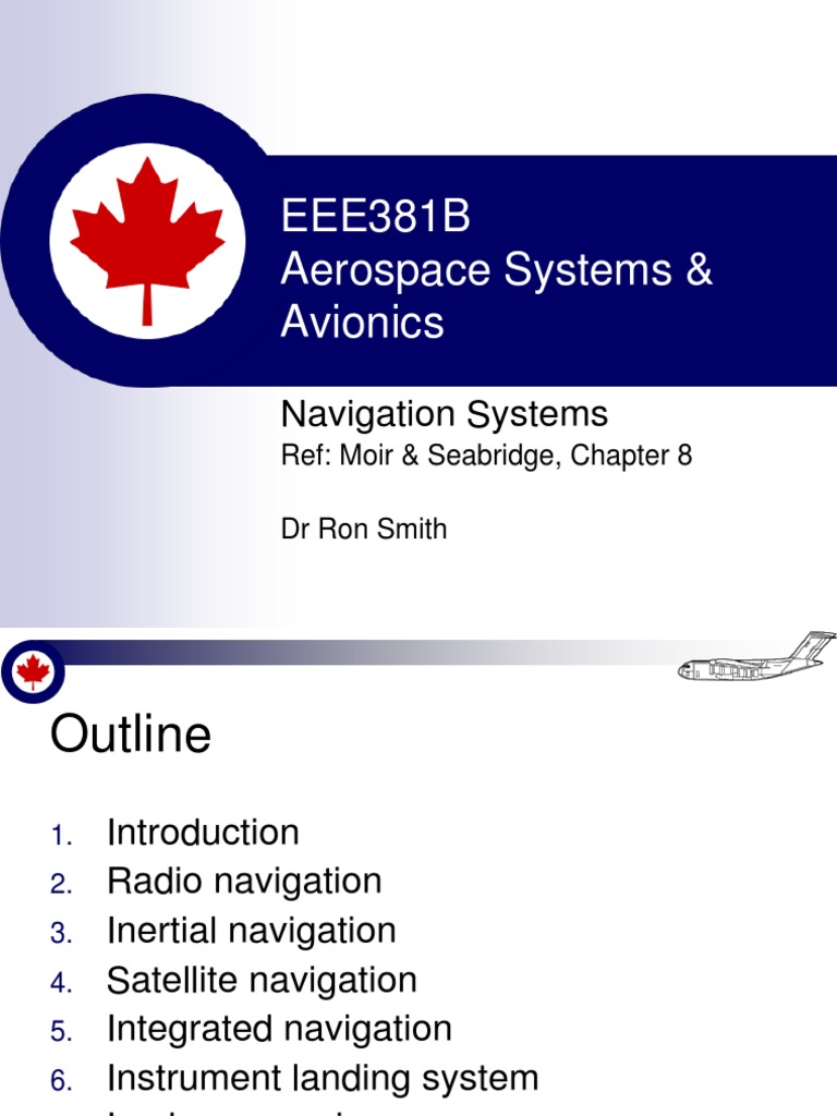 EEE381B Aerospace Navigation Systems | PDF | Navigation | Inertial ...