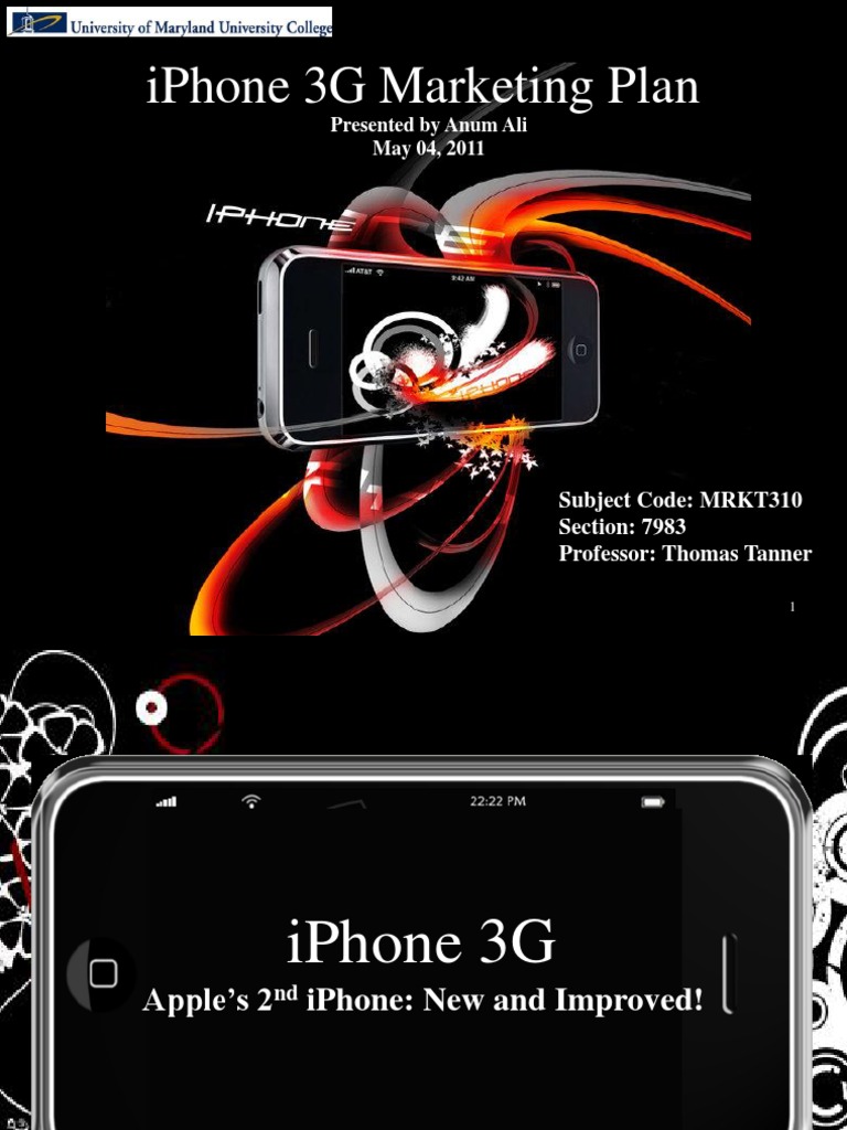 iPhone 3G Marketing Strategy Overview | PDF | I Phone | Smartphone