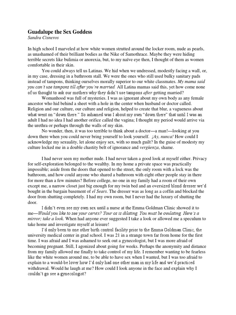 Guadalupe The Sex Goddess Pdf