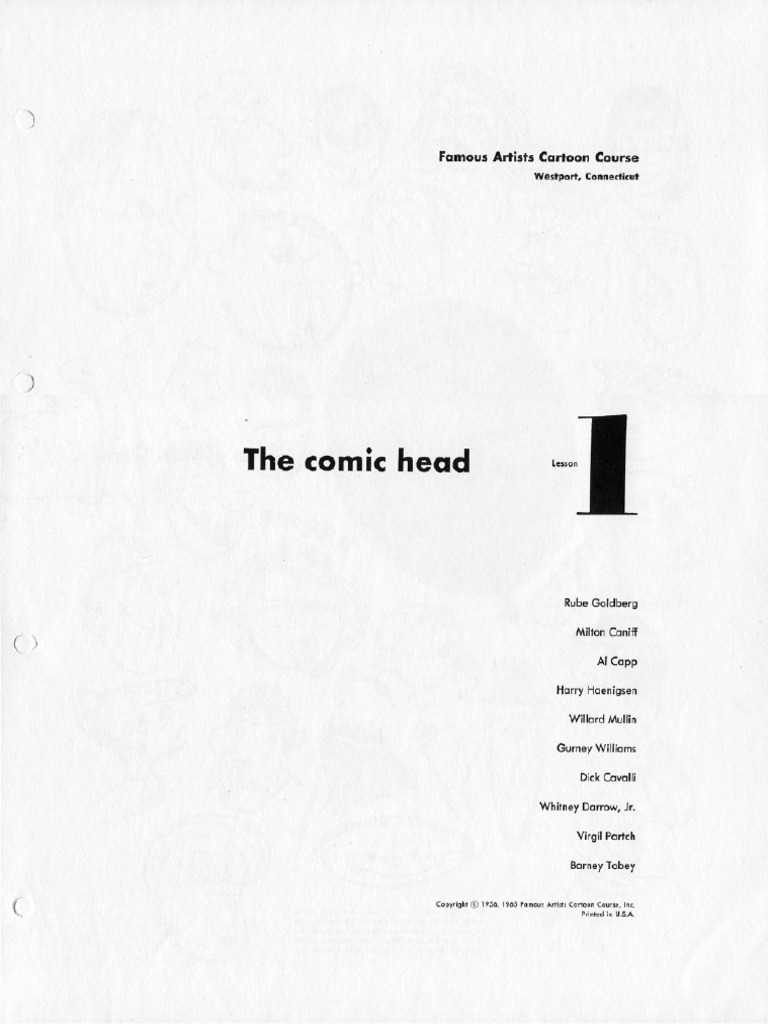 The Famous Artists Cartoon Course | PDF