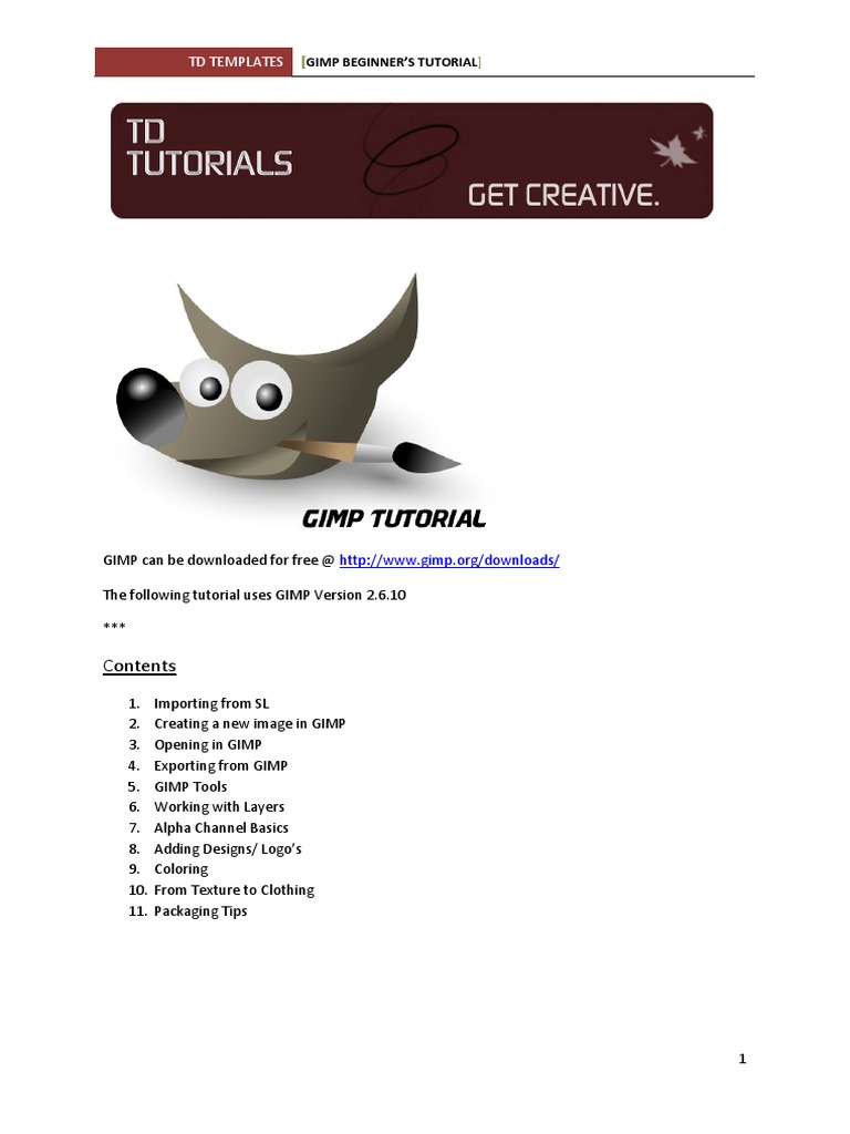 GIMP Beginners Guide | Adobe Photoshop | File Format