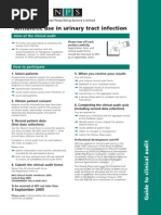 Urinary Tract Infection UTI Checklist | PDF | Urinary Tract Infection ...