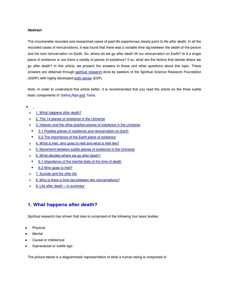 Moroner Pore | PDF | Plane (Esotericism) | Afterlife