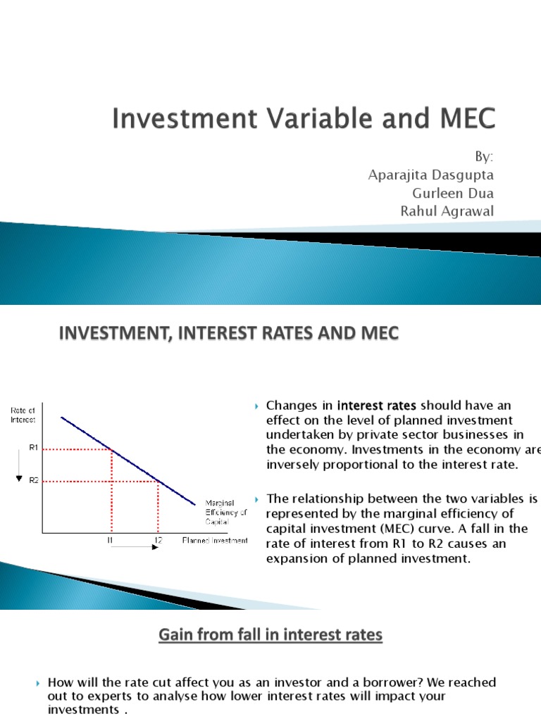 Investment Variable and MEC | PDF | Investor | Investing