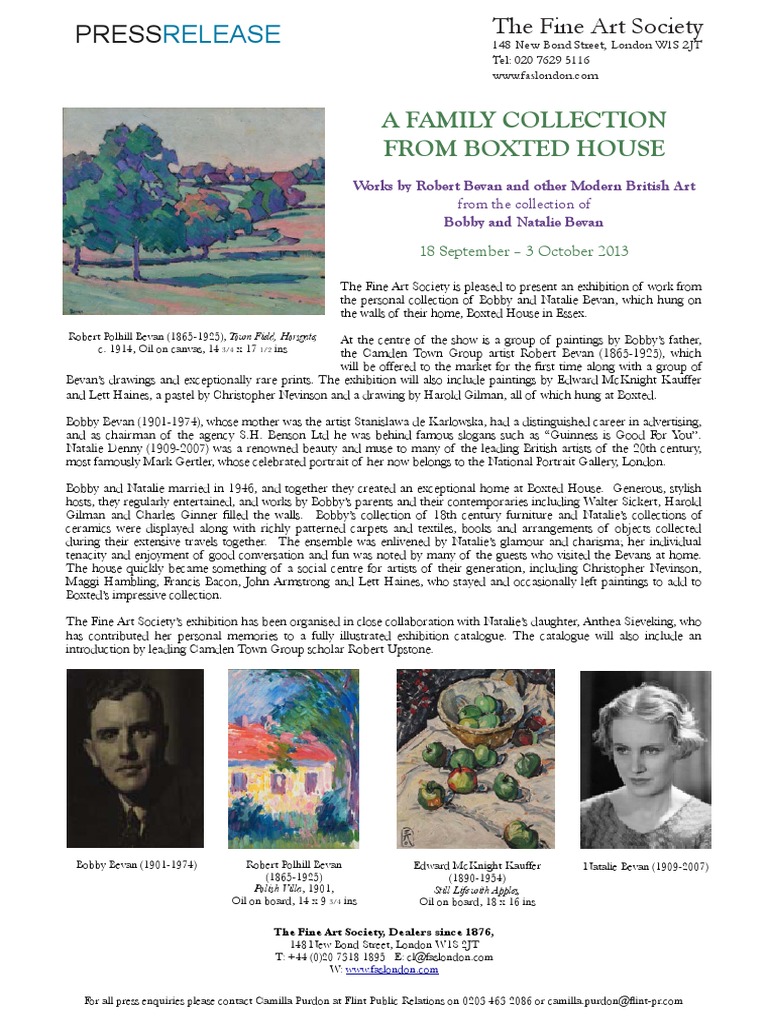 A Family Collection From Boxted House | PDF | British Art ...