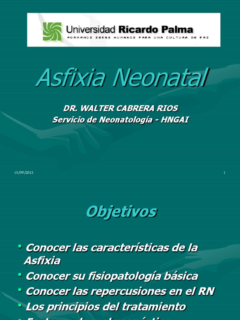 Fisiopatología y Consecuencias de Asfixia Neonatal | PDF | Reanimación ...