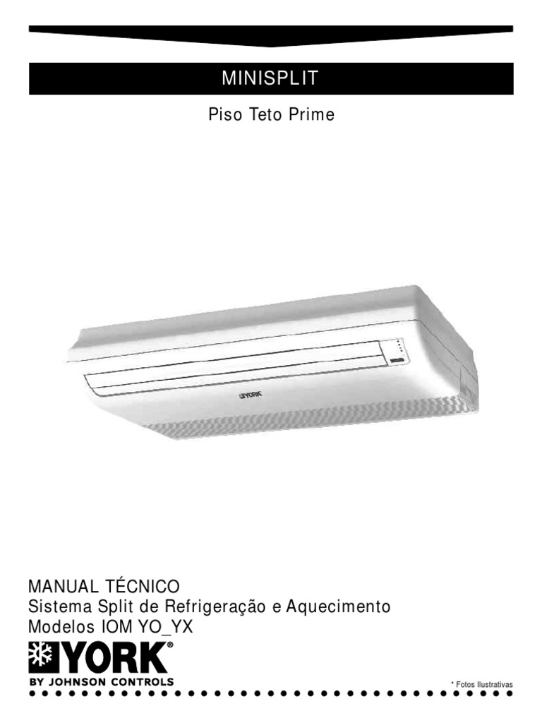 York - Catálogo Mini Split | PDF | Ar condicionado | Temperatura