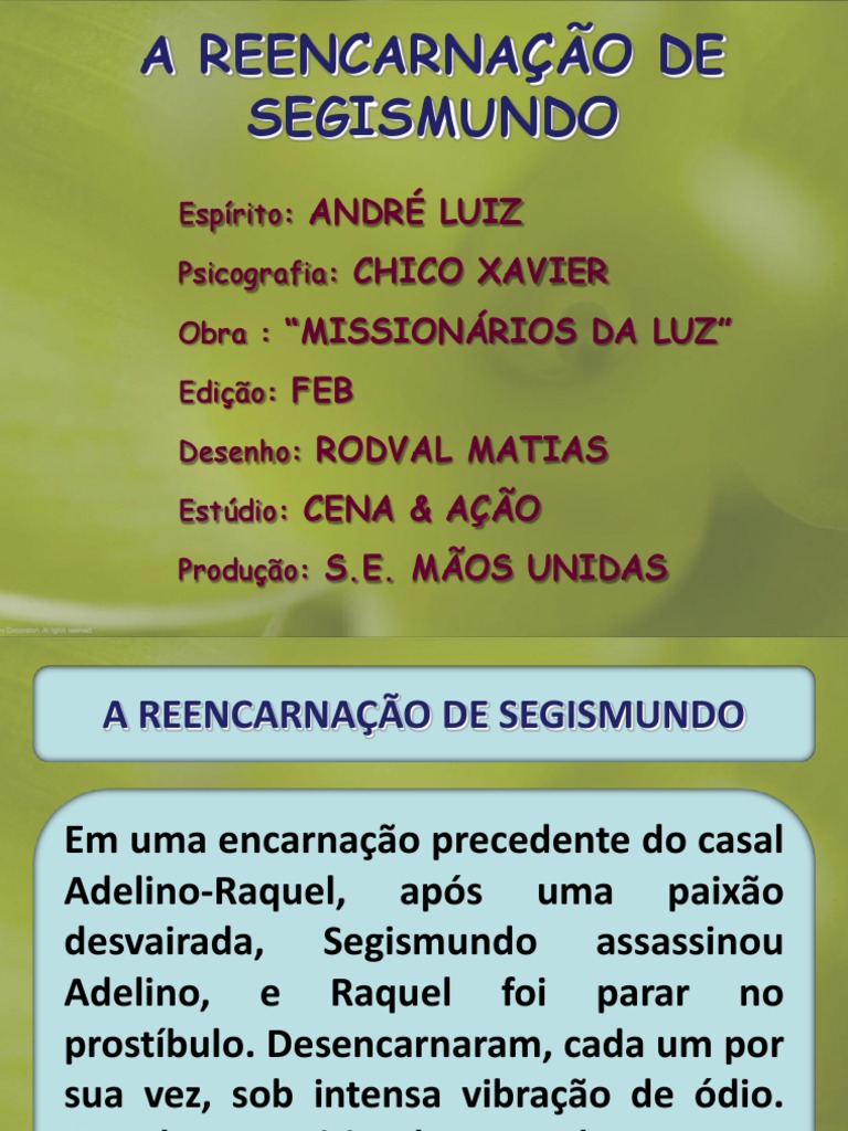 Reincarnação de Segismundo | PDF | Magnetismo | Reencarnação