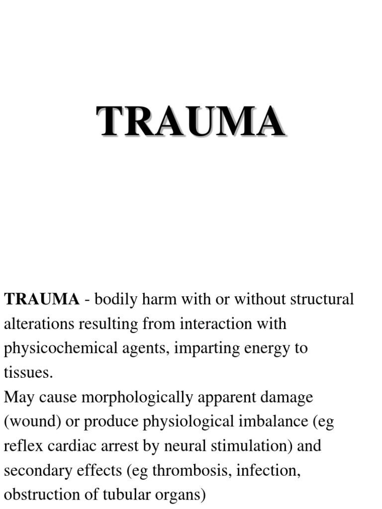 Blunt Trauma Forensic Medicine | PDF | Wound Healing | Wound