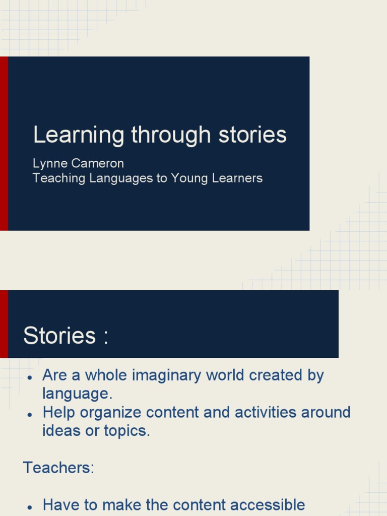 Learning Through Stories | PDF | Career & Growth | Foreign Language Studies