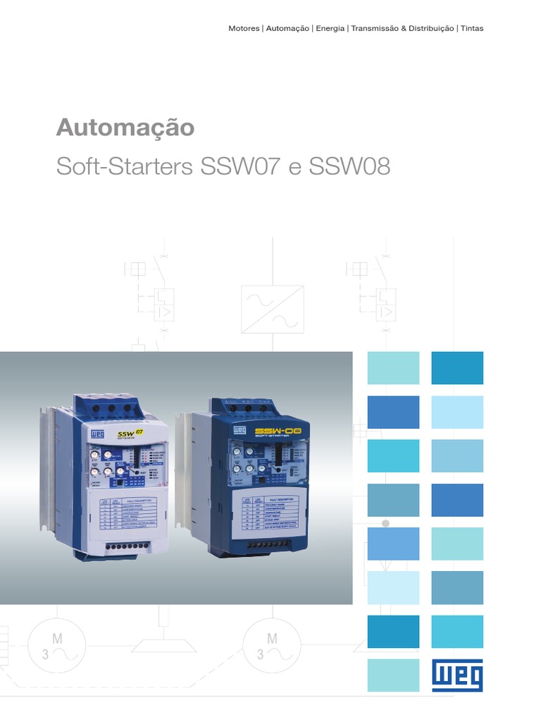 WEG Soft Starters Ssw07 e Ssw08 | PDF | Eletricidade | Transmissão de ...