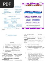 Paliwanag Sa Tema NG Buwan NG Wika | PDF