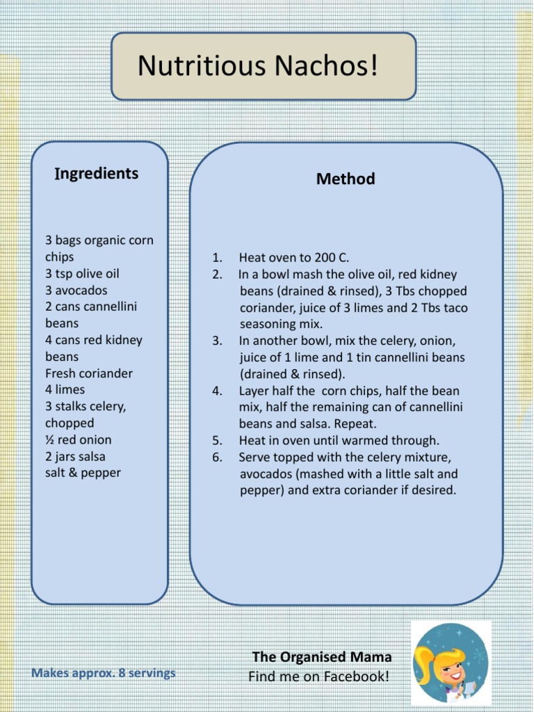 Nachos Recipe | PDF
