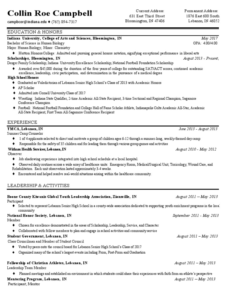Hutton Honors College Achievements | PDF | Indiana University ...
