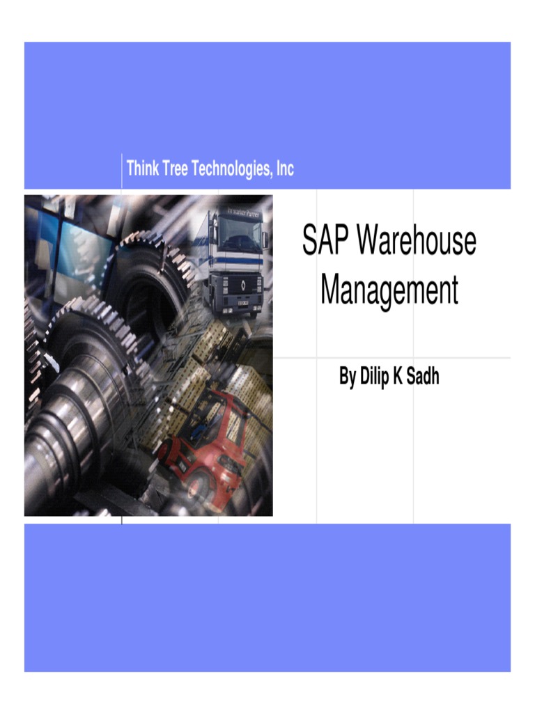 WM SAP Course Slides | PDF | Logistics | Warehouse