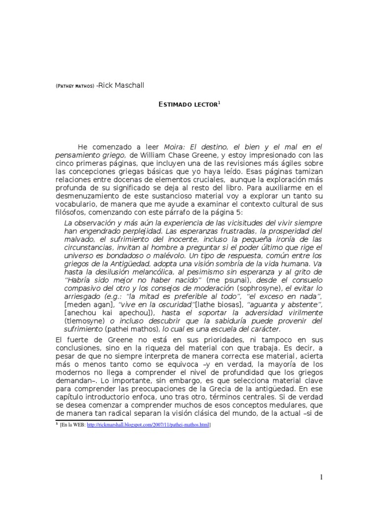 Sabiduría Griega: Pathei Mathos | PDF | Agamenón | Troya