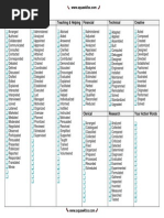 Printable List of 305 Values | PDF | Courage | Philosophical Theories