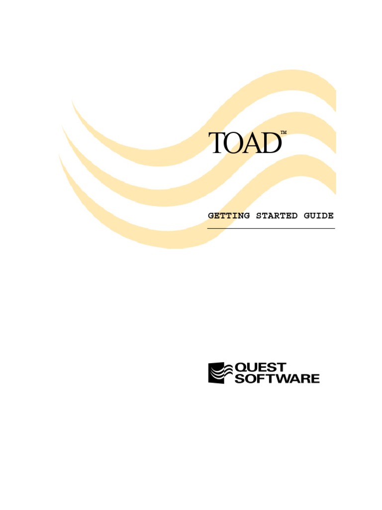 TOAD Getting Started Guide | PDF | Oracle Database | Pl/Sql