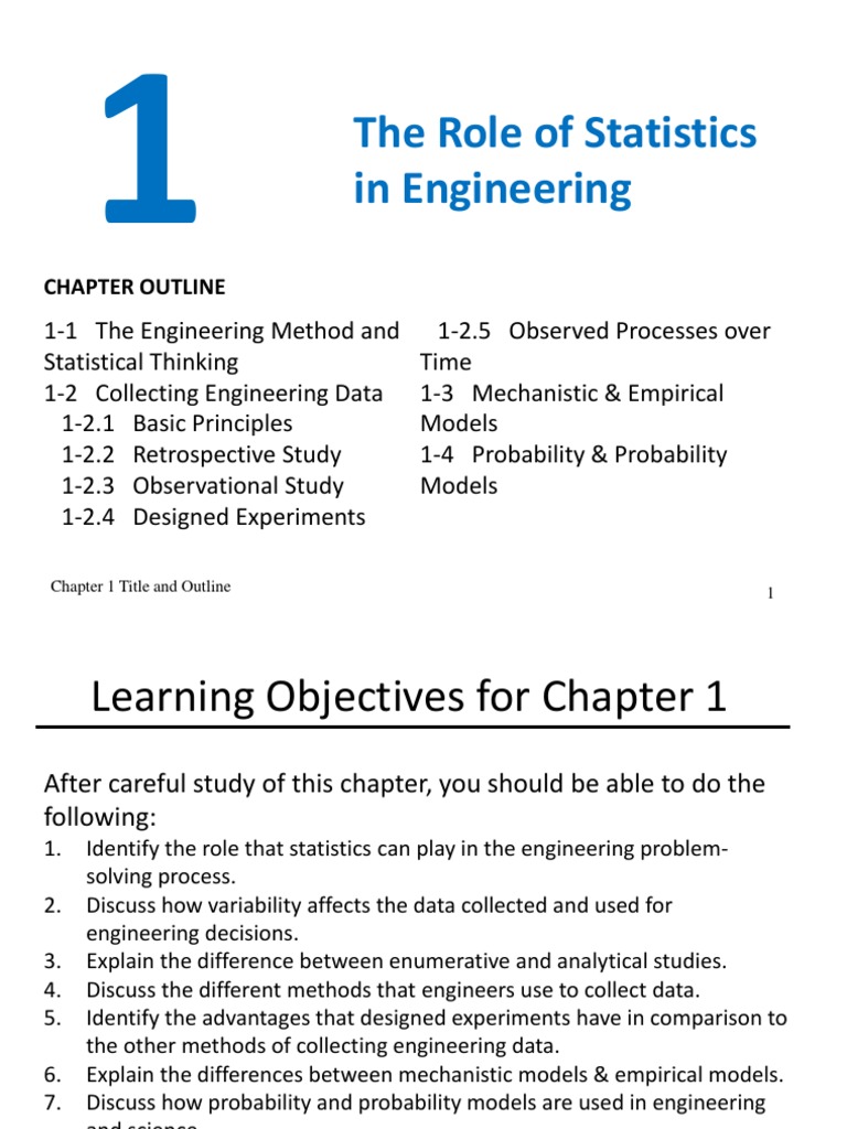 Probability and statistics for Engineers | Statistics | Experiment