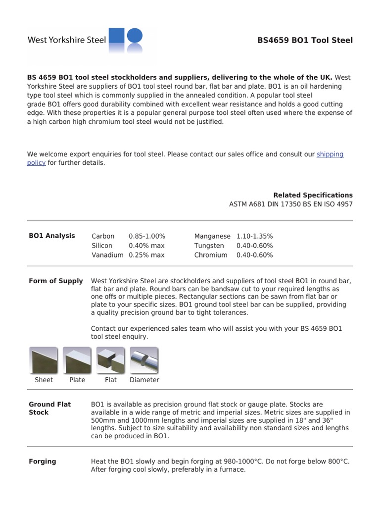 BS4659 B01 | PDF | Heat Treating | Annealing (Metallurgy)