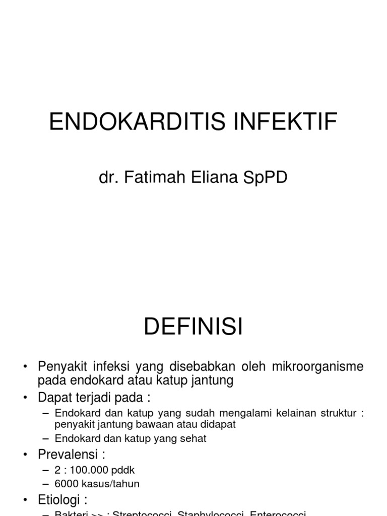 Endokarditis Infektif | PDF