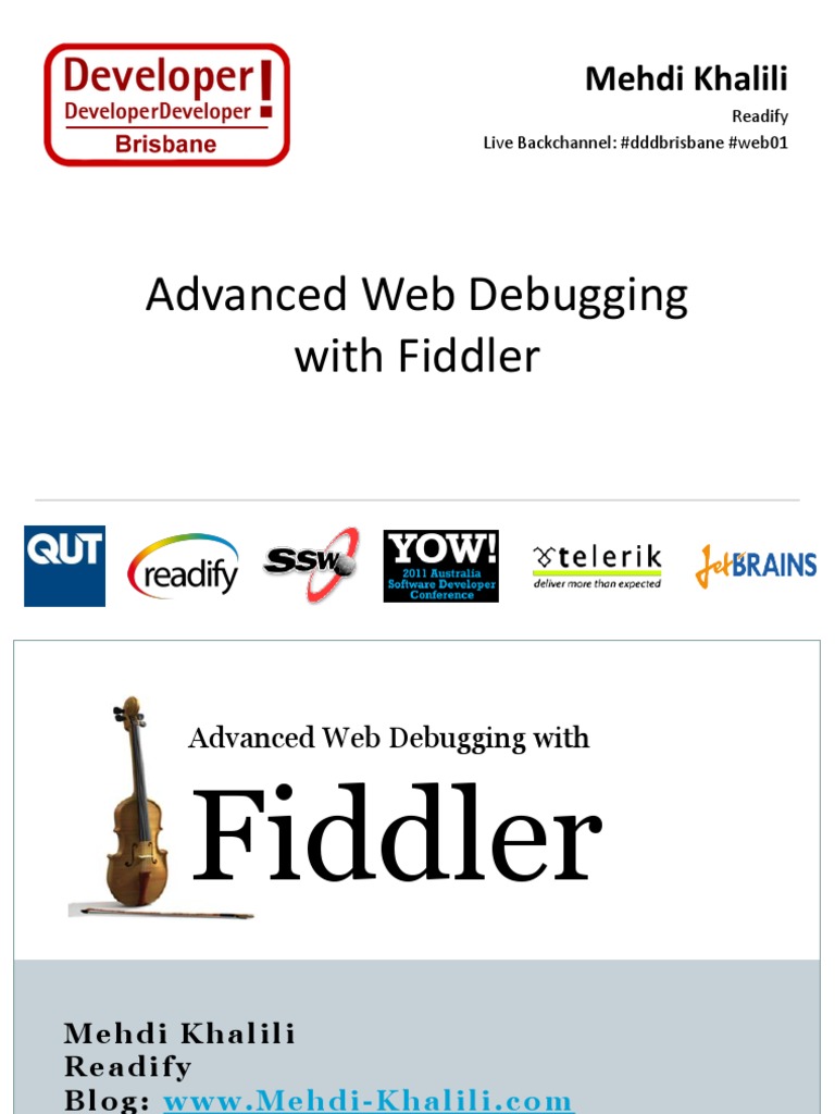 Fiddler | PDF | Hypertext Transfer Protocol | Web Server