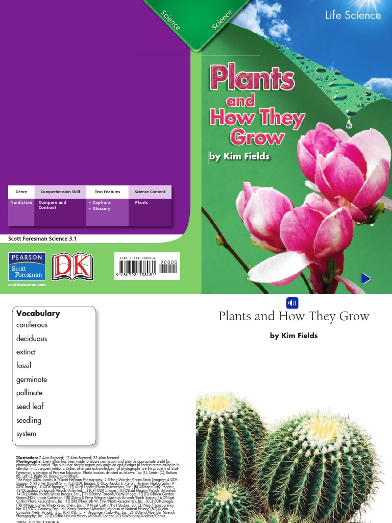 3 1 Plants and How They Grow | PDF | Seed | Plants