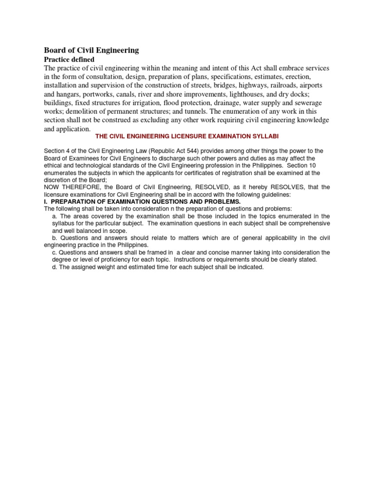 Civil Engineering Practice Guidelines | PDF | Technology & Engineering