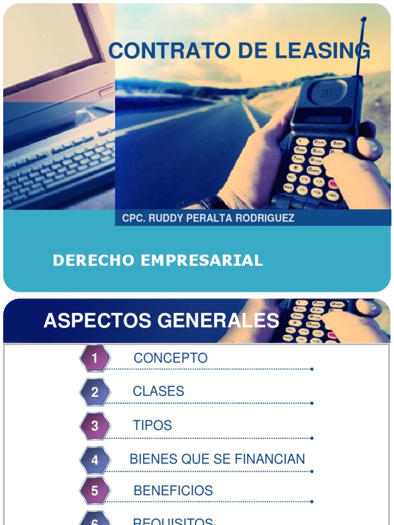 Contrato de Leasing | PDF | Arrendamiento | Economias