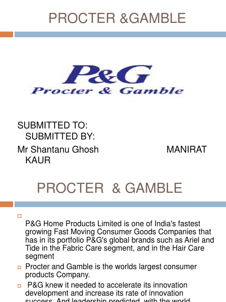 P&G | PDF | Procter & Gamble | Hair Care