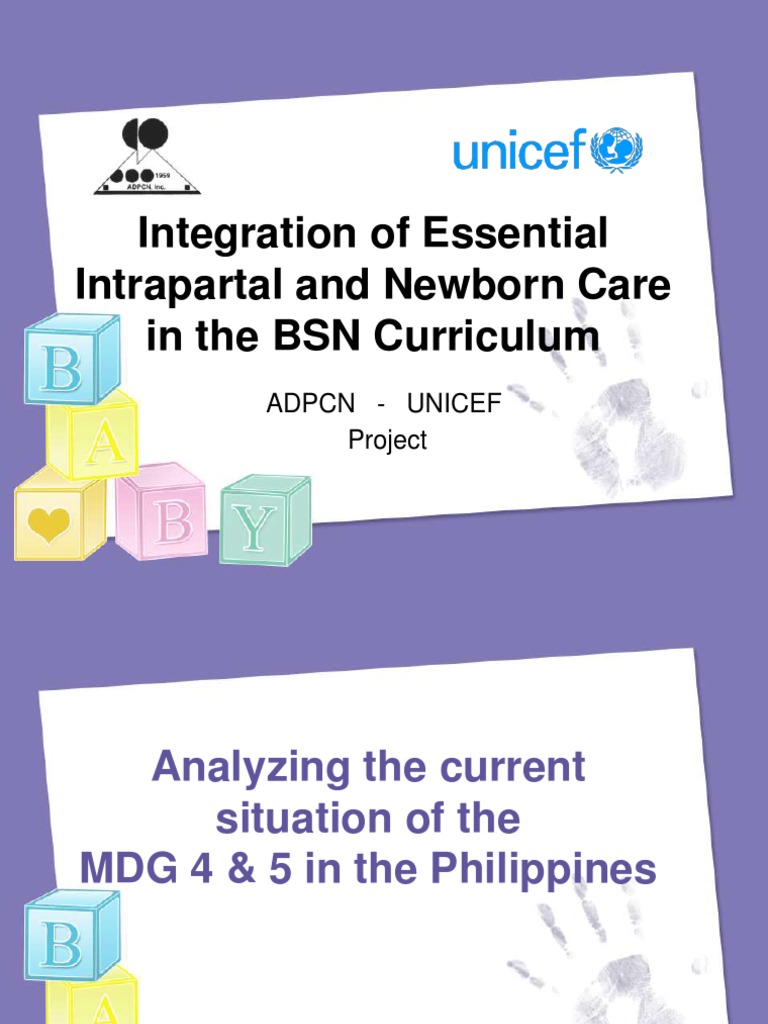 Integration of Essential Intrapartal and Newborn Care in The BSN ...
