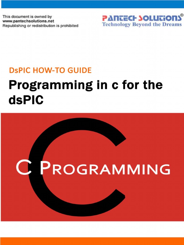 Programming in C For The DsPIC | Download Free PDF | Integer (Computer Science) | Microcontroller