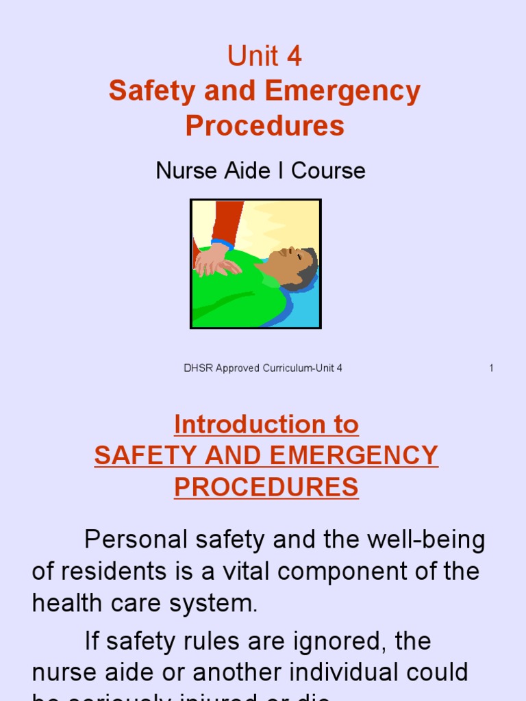 Unit 4-Safety and Emergency Procedures | PDF | Fires | Medical Specialties