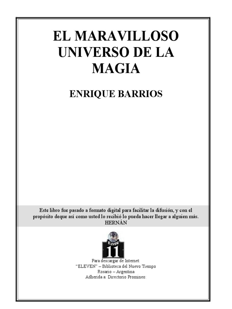 El Maravilloso Universo de La Magia | PDF | Amor | Felicidad